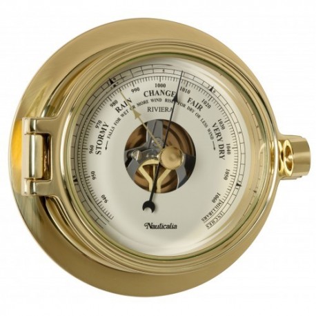 Solid Brass Barometer 'Riviera'